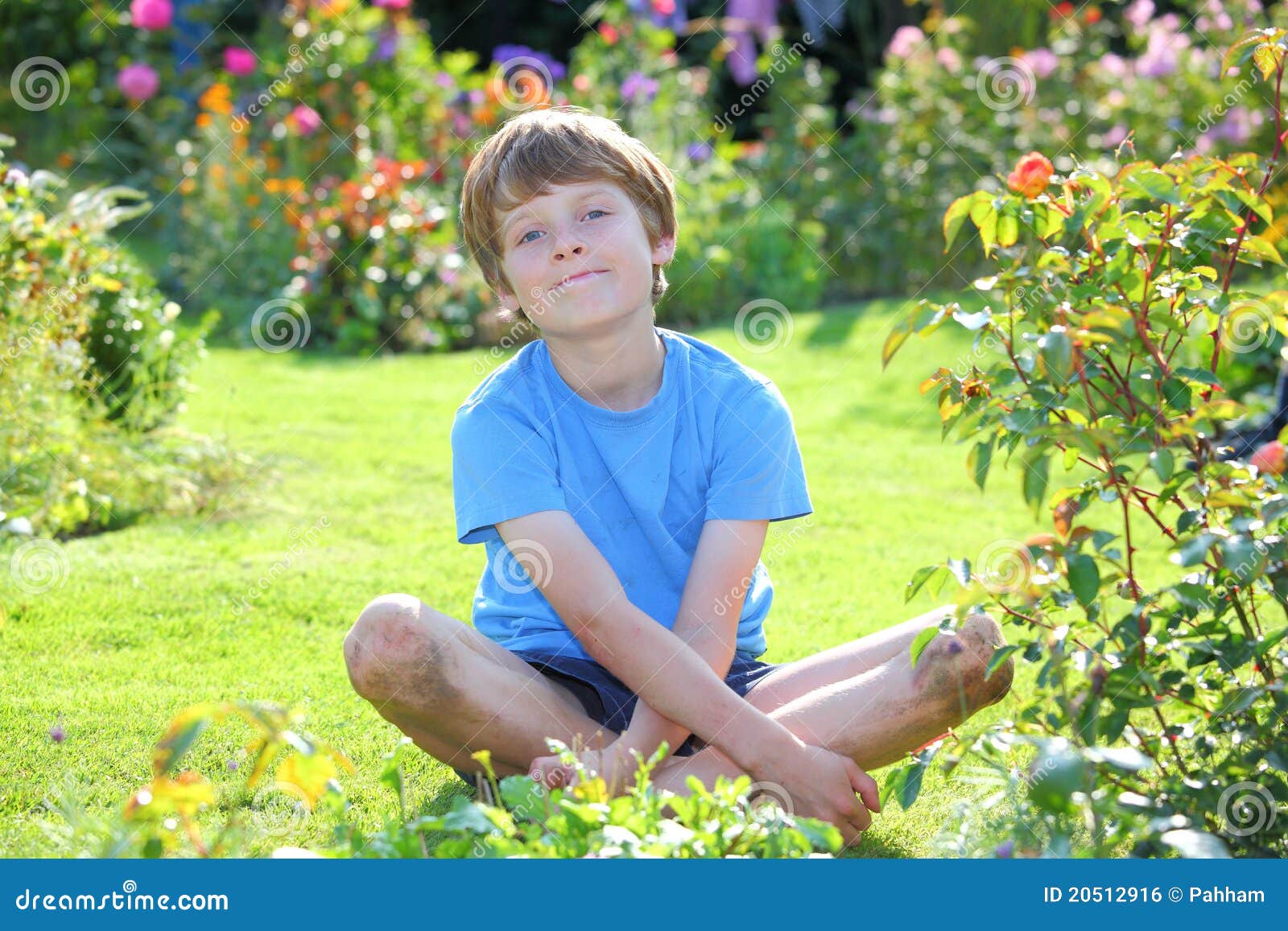 Relaxed boy stock photo. Image of beautiful, cheerful - 20512916