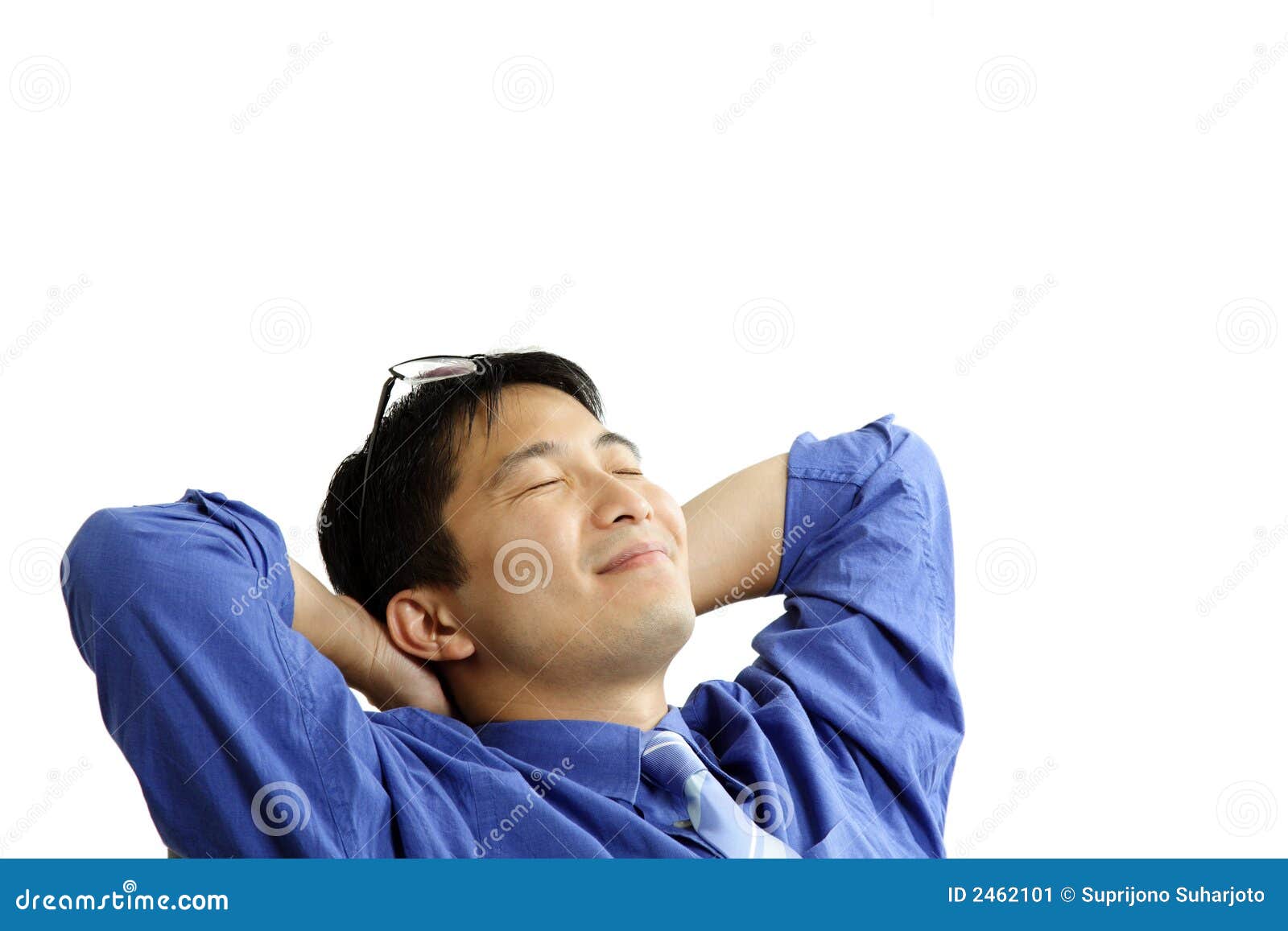 Relaxed businessman stock image. Image of concepts, imagining - 2462101