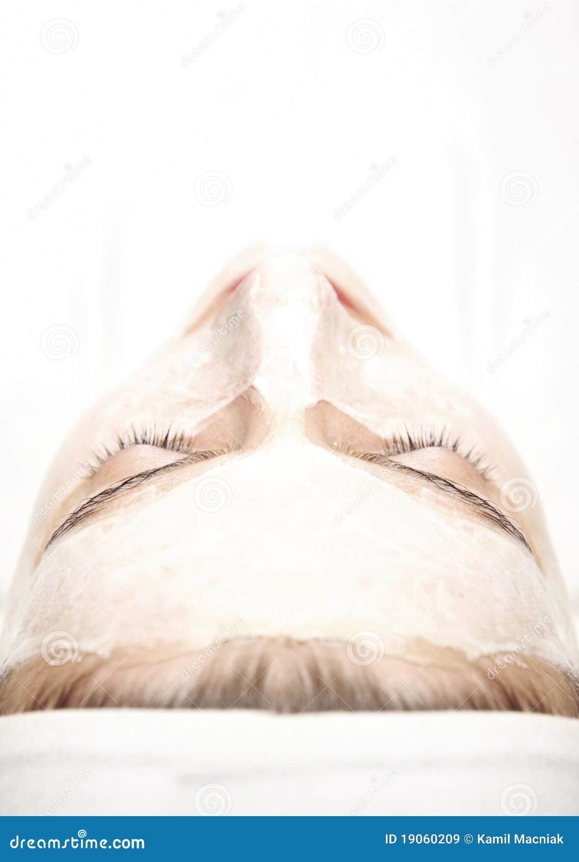 Relaxed face stock image. Image of face, people, mask - 19060209