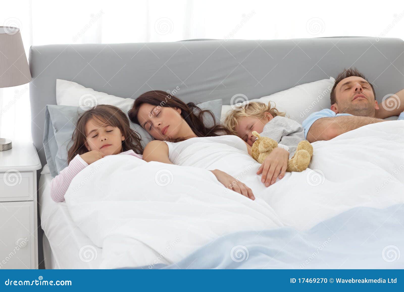 Relaxed Family Doing a Nap Together Stock Photo - Image of caucasian ...
