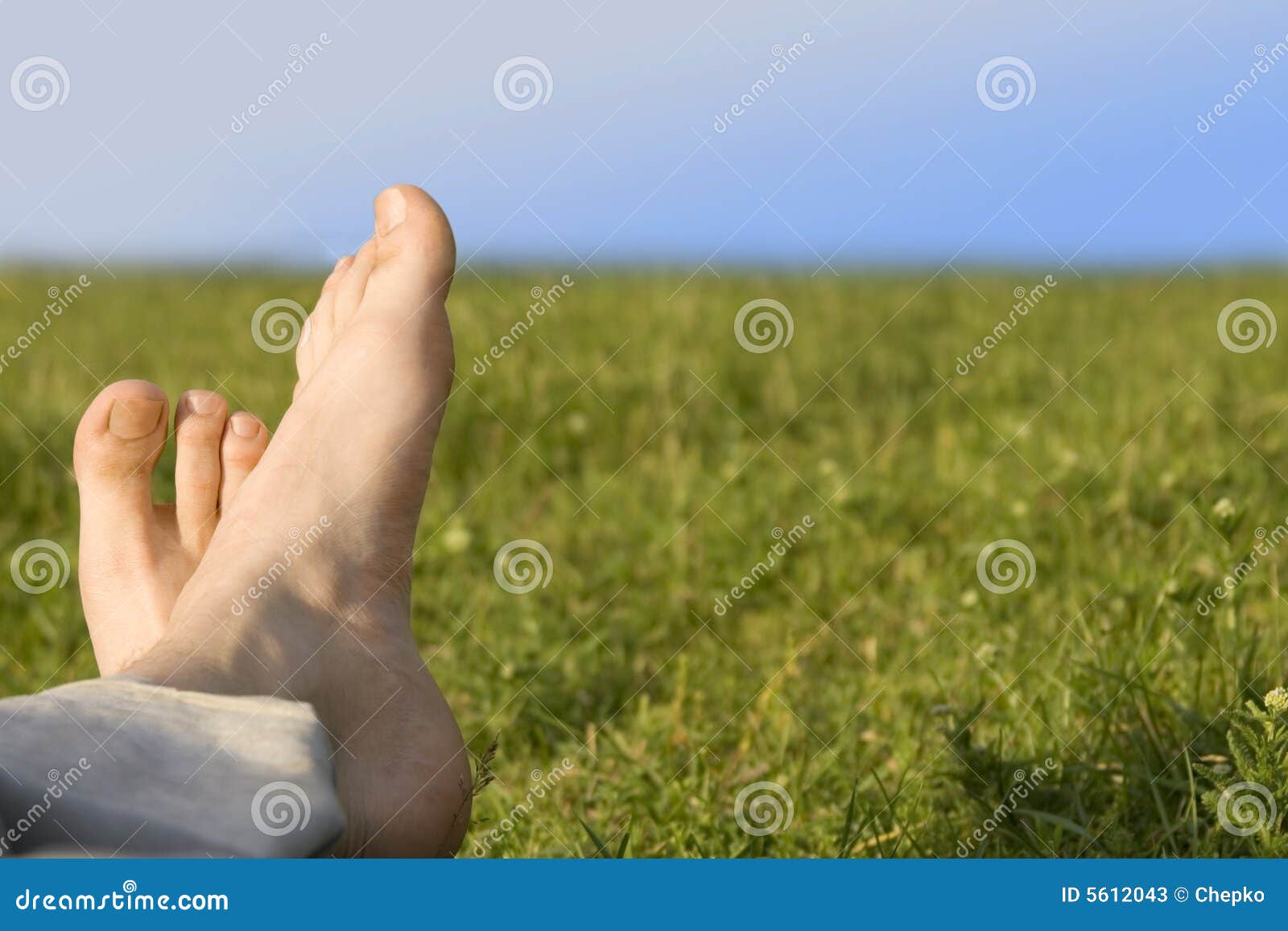 Relaxed foot stock image. Image of copy, simple, toes - 5612043