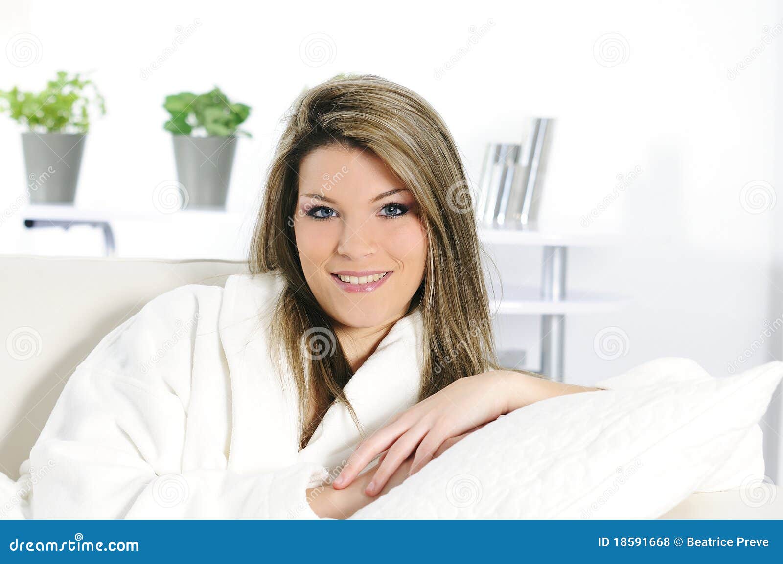 Relaxed at home stock photo. Image of closeup, portrait - 18591668