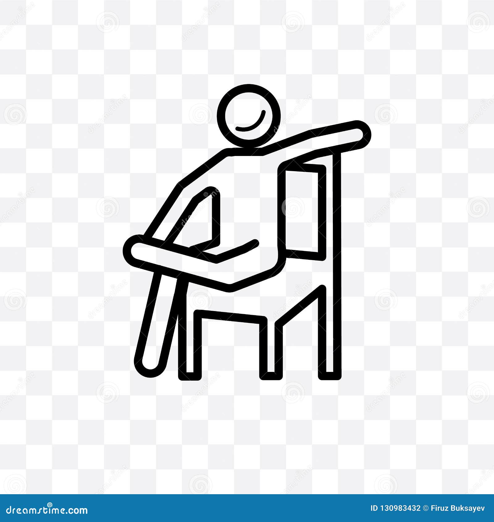 Relaxed Human Transparent Icon. Relaxed Human Symbol Design From ...