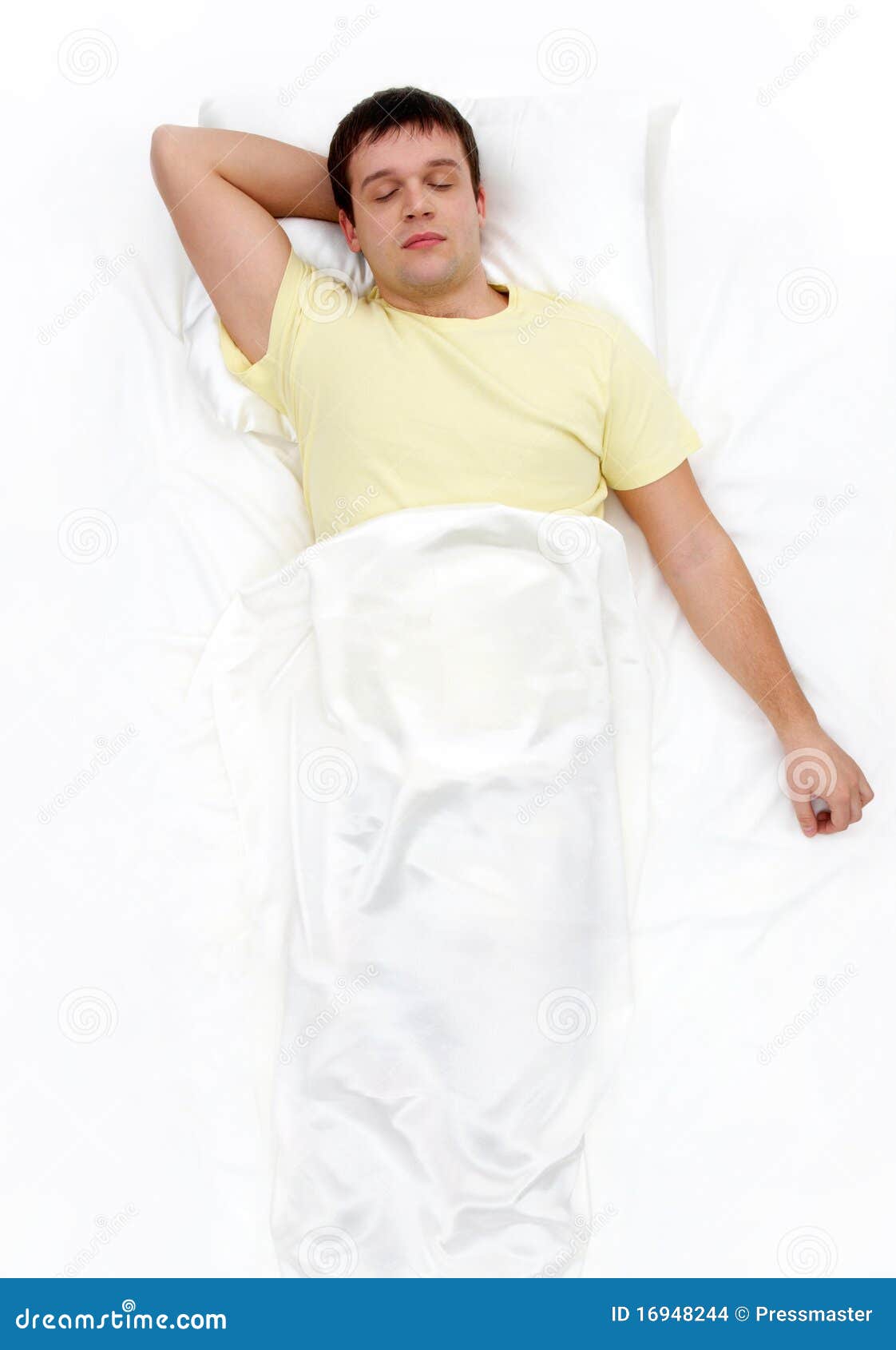 Relaxed man stock photo. Image of relaxed, asleep, calm - 16948244