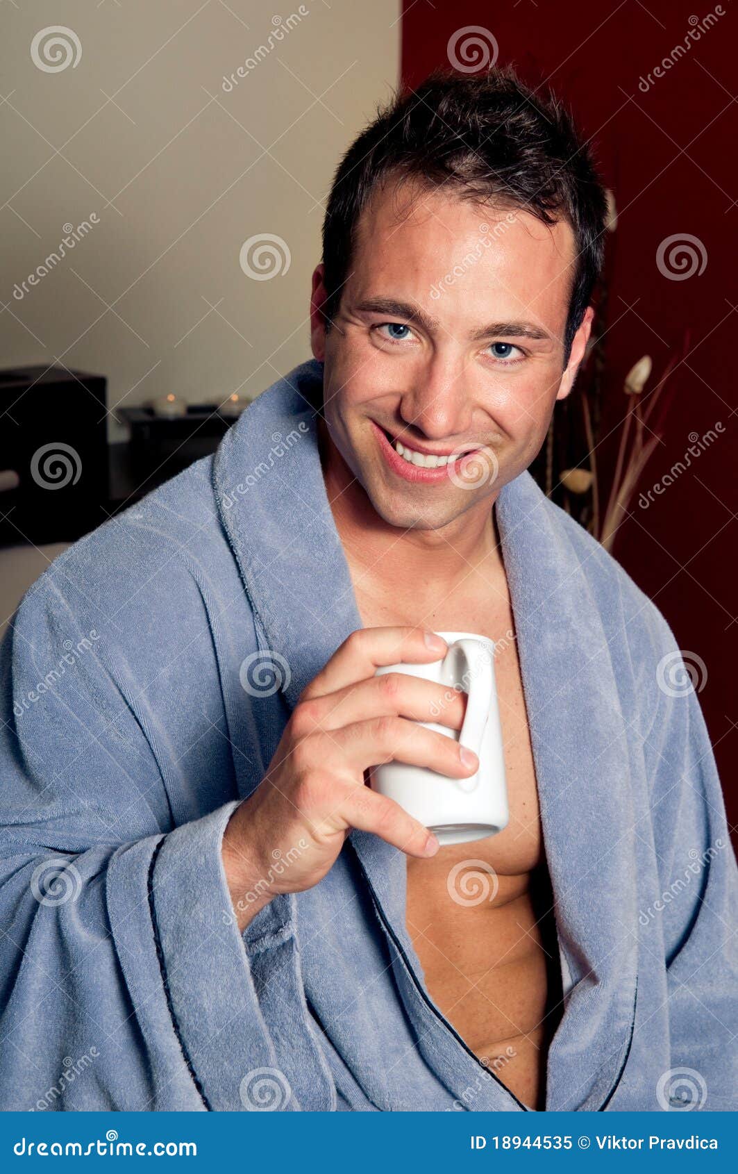 Relaxed man stock image. Image of happy, people, chest - 18944535