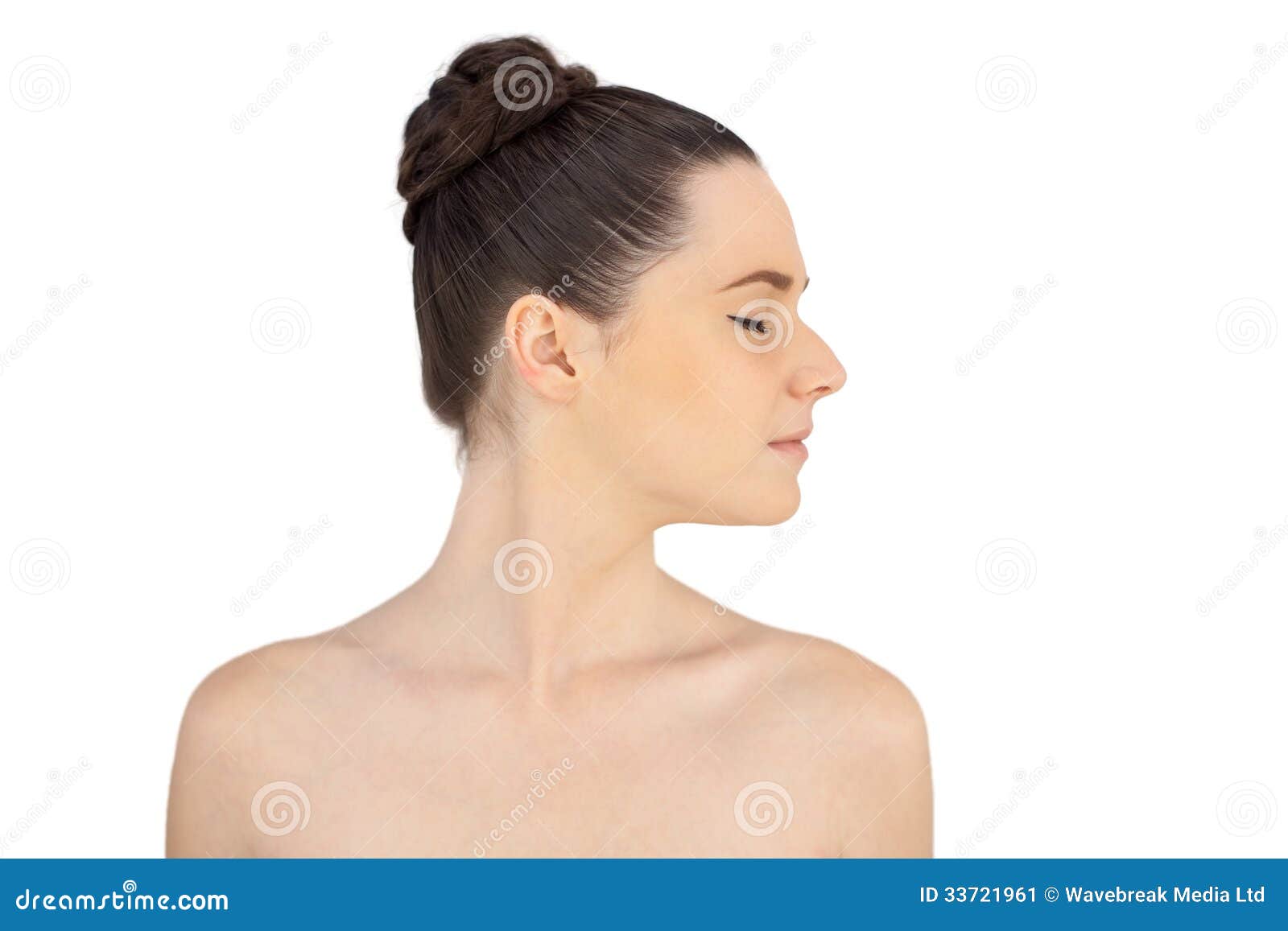 Relaxed Natural Model Posing Stock Image - Image of healthy, white ...