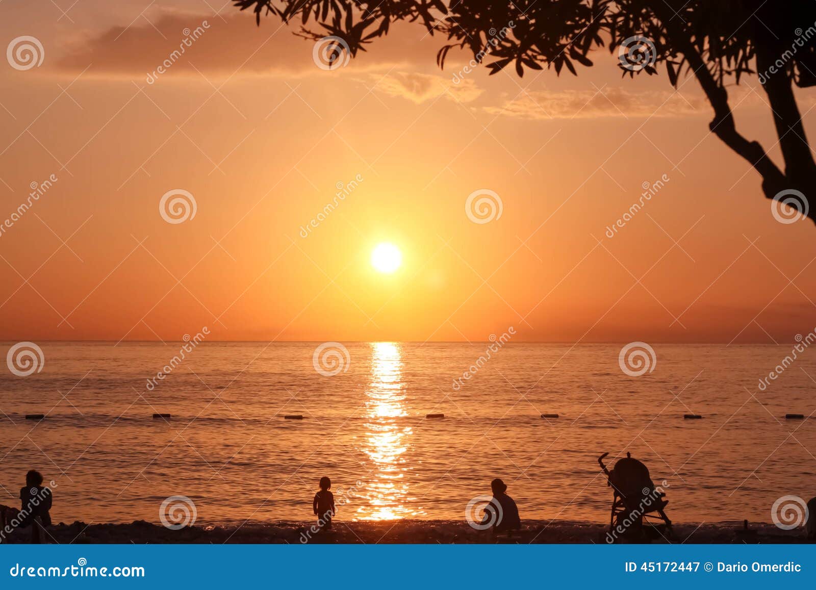 `Relaxed People on the Beach Stock Image - Image of beach, tree: 45172447