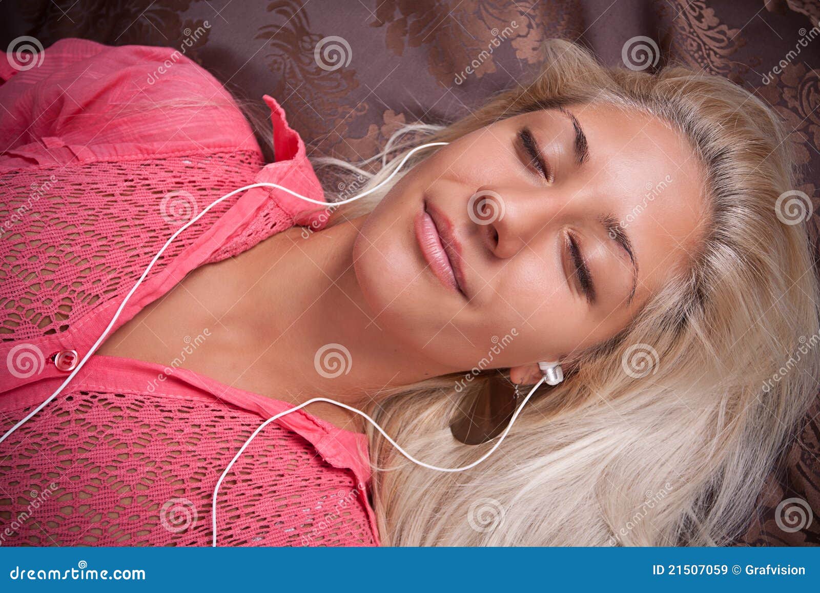 Relaxed woman stock image. Image of jolly, caucasian - 21507059