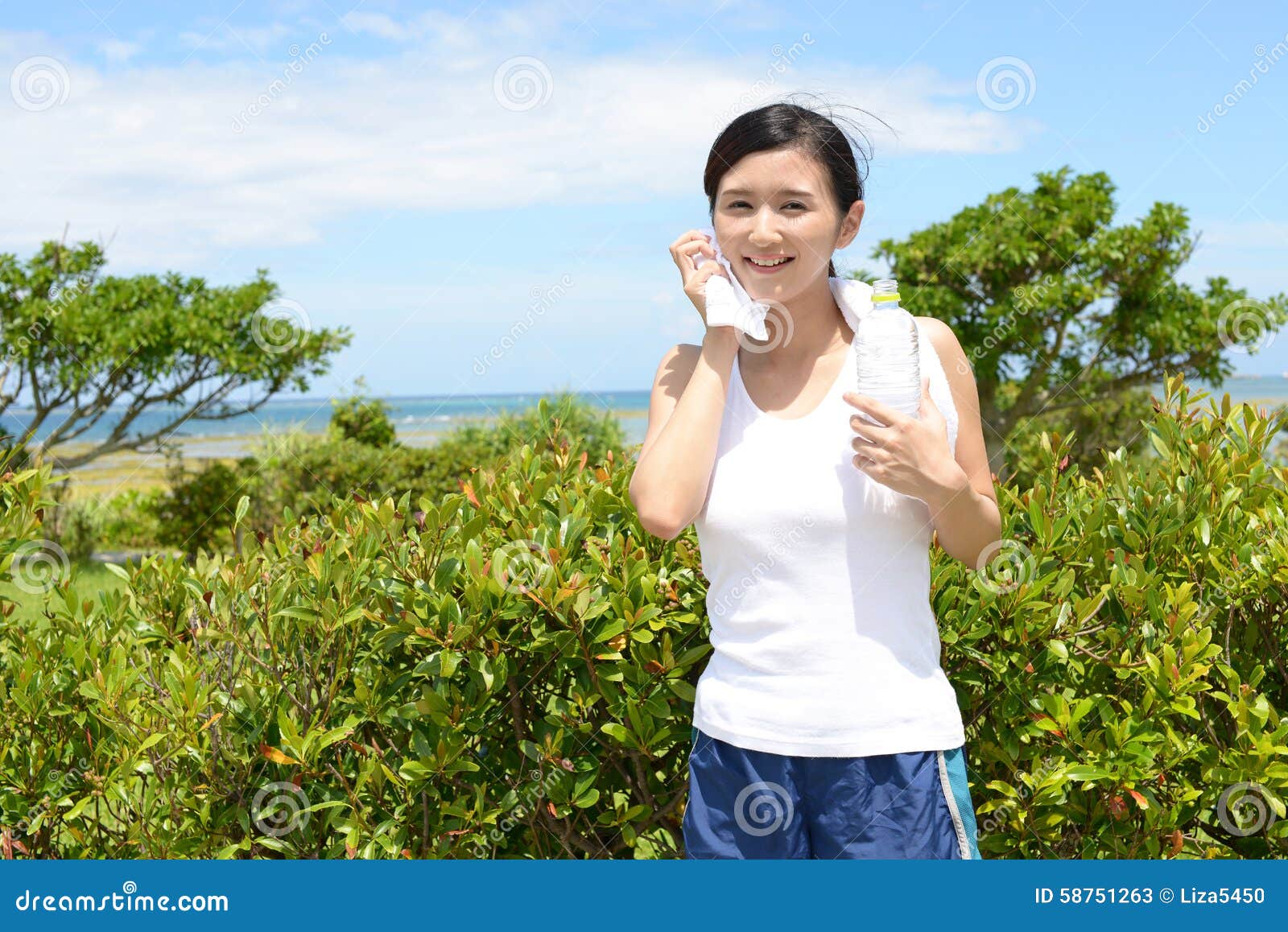 Relaxed woman stock image. Image of health, cute, beauty - 58751263