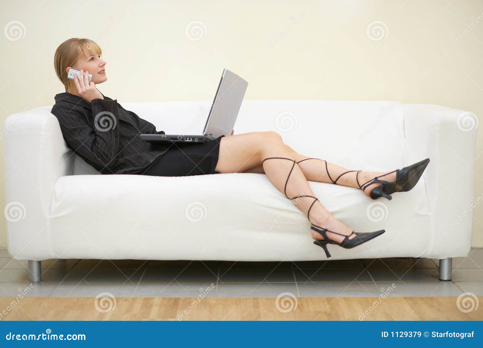 Relaxed working stock image. Image of business, employees - 1129379