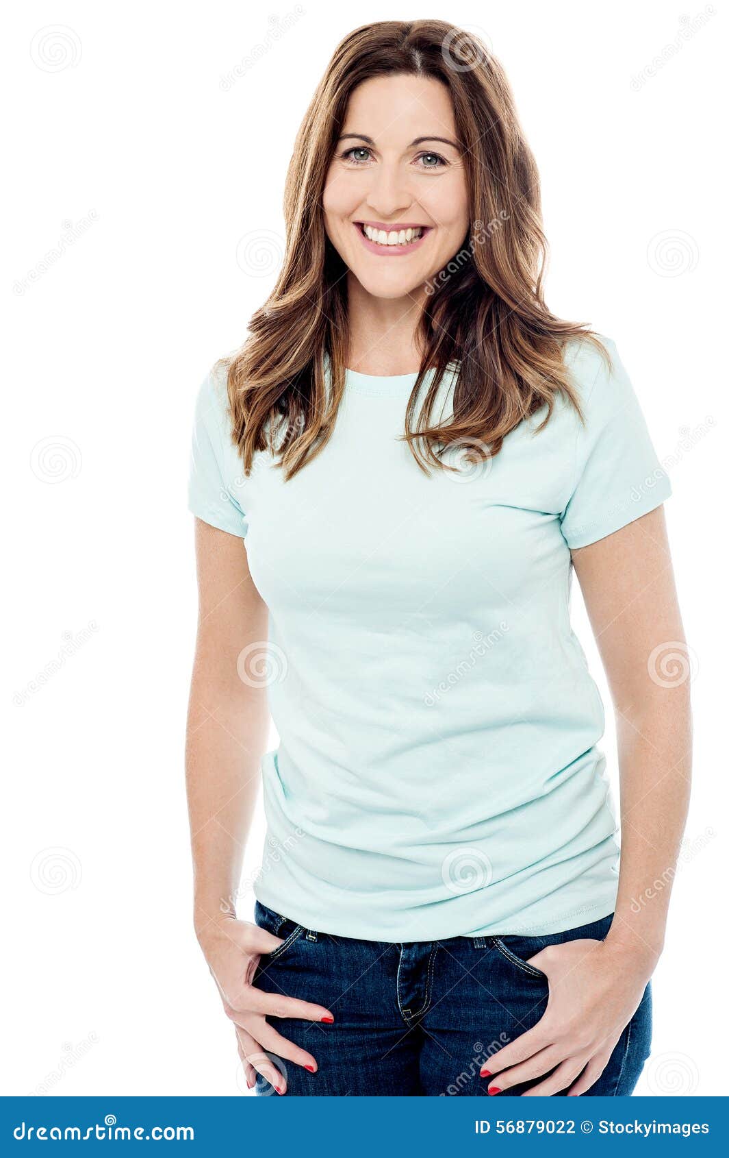 Relaxed young woman posing stock photo. Image of middle - 56879022 Relaxed young woman posing stock photo. Image of middle - 56879022