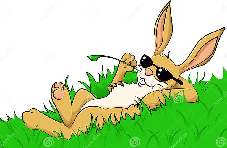 Relaxing stock vector. Illustration of rodent, holiday - 18196992