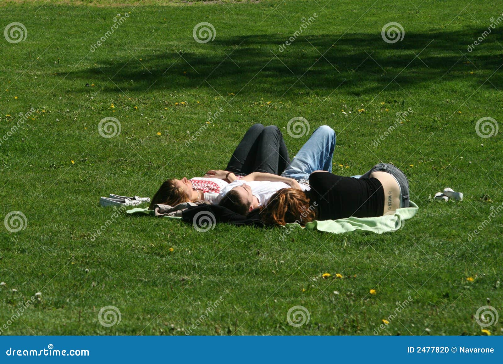 Relaxing stock photo. Image of garden, rest, lawn, heatwave - 2477820