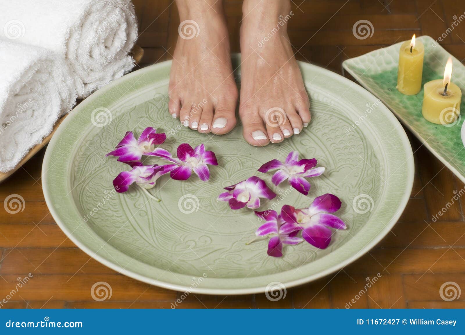 Relaxing Aromatherapy Spa for Feet 3 Stock Image - Image of care, bliss ...