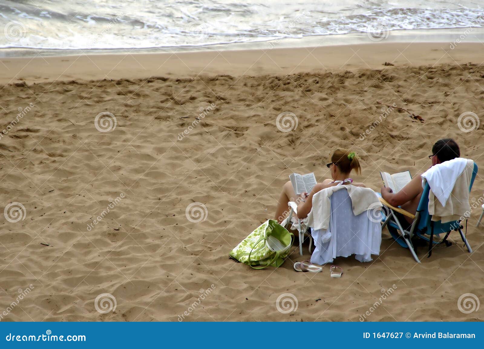 Relaxing at beach stock image. Image of couple, summer - 1647627