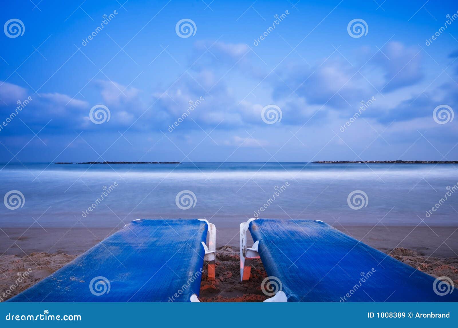 Relaxing at the Beach (Horizontal) Stock Image - Image of waiting ...