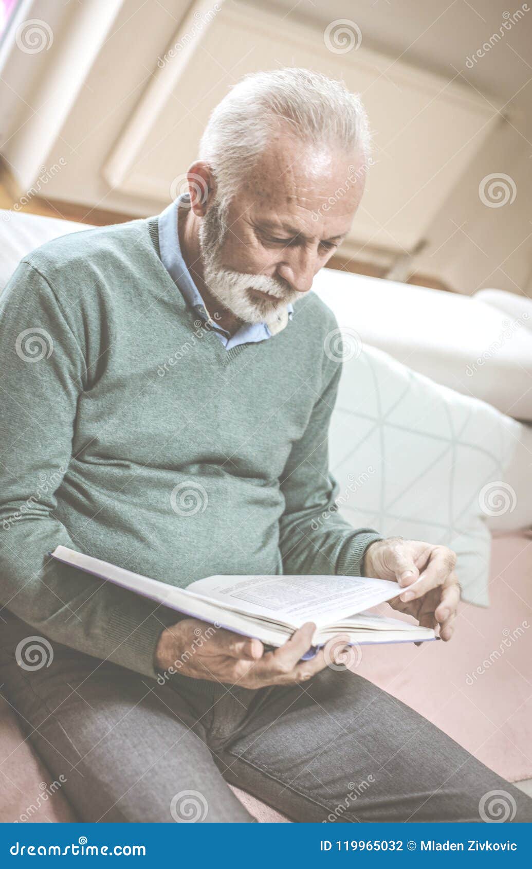 Relaxing with book. stock photo. Image of ethnicity - 119965032