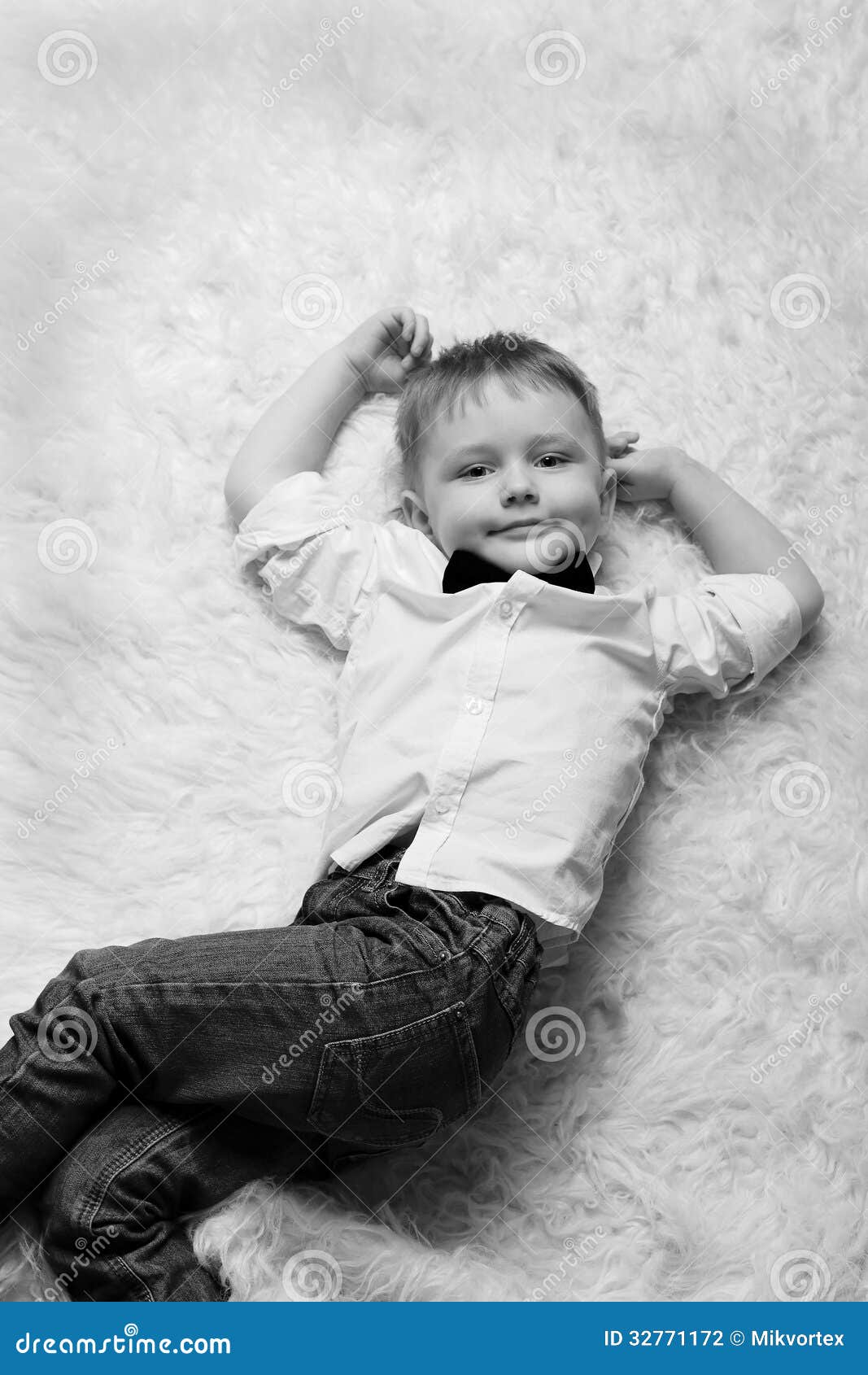 Relaxing boy stock photo. Image of relax, smile, holyday - 32771172
