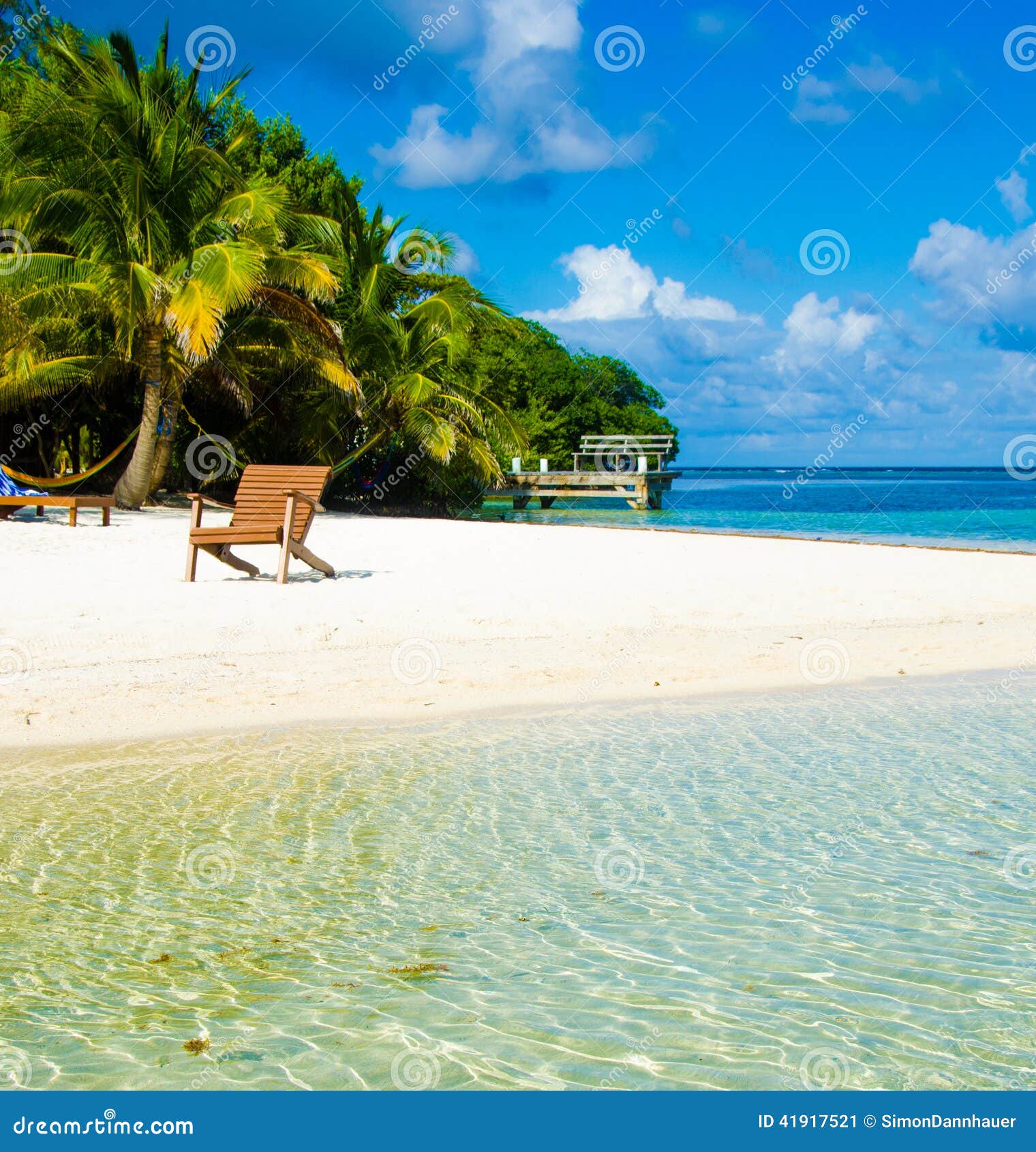 Relaxing on Chair - Beautiful Island Stock Image - Image of landscape ...