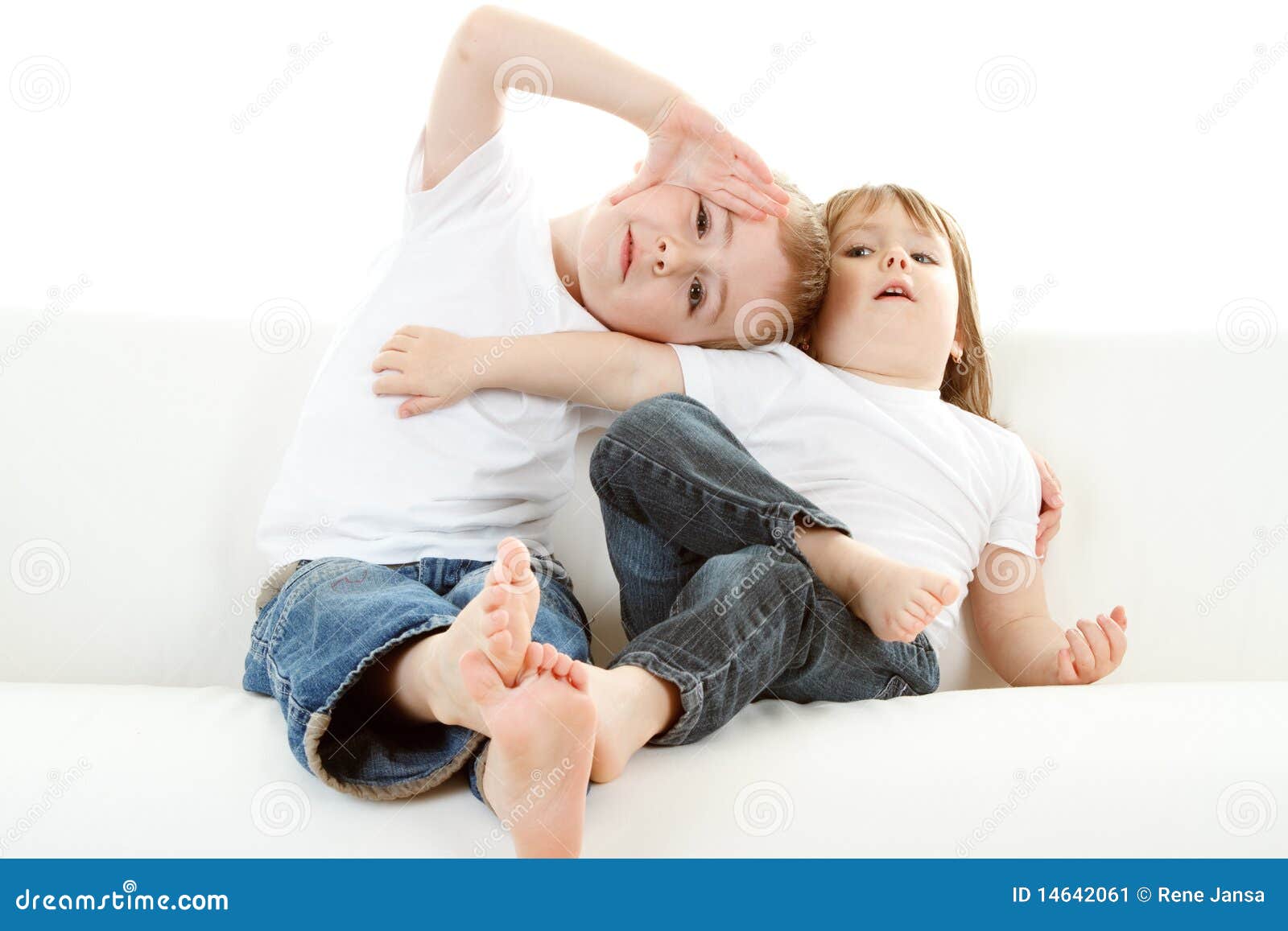 Relaxing Children stock image. Image of people, casual - 14642061