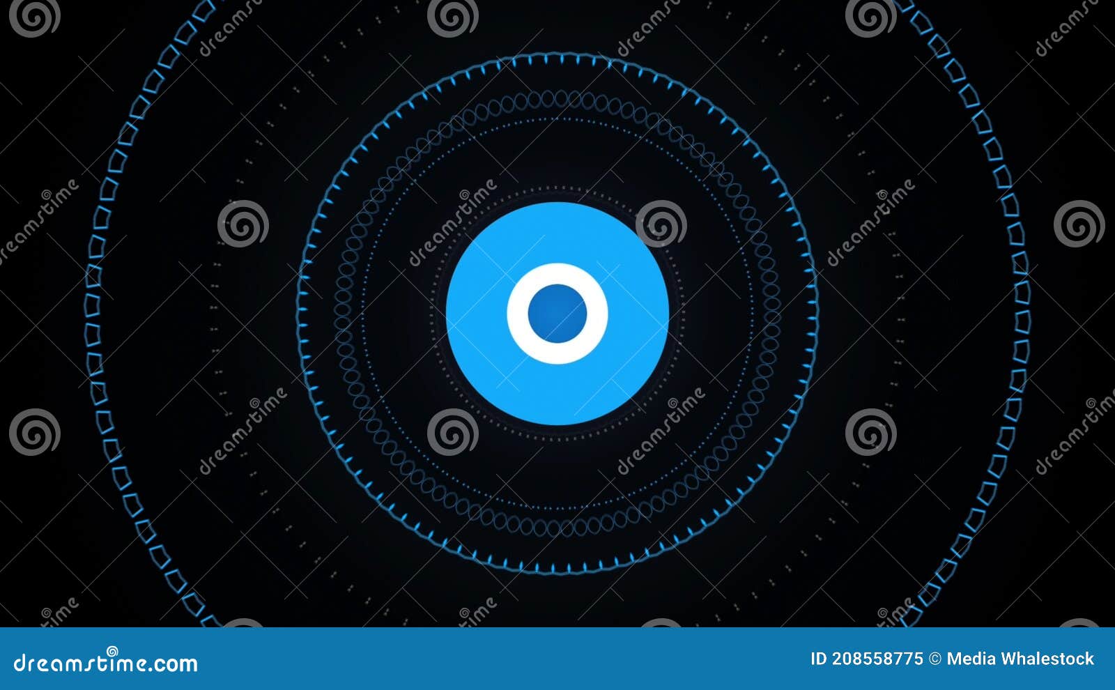 Relaxing Colorful Abstract Pattern with Pulsating Circles or Radio ... Relaxing Colorful Abstract Pattern with Pulsating Circles or Radio ...