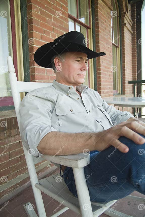 Relaxing Cowboy 4 stock image. Image of kind, appealing - 4982953