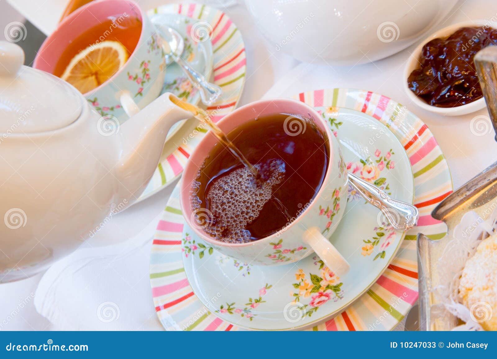 Relaxing with a cup of tea stock image. Image of citrus - 10247033