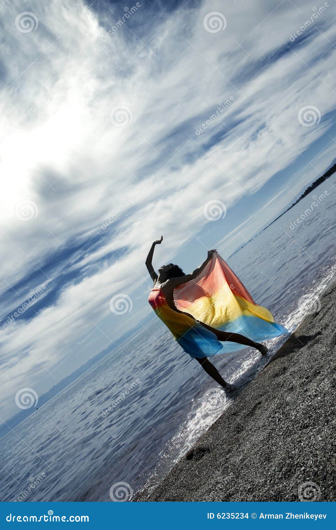 Relaxing dance stock photo. Image of beauty, freedom, dance - 6235234