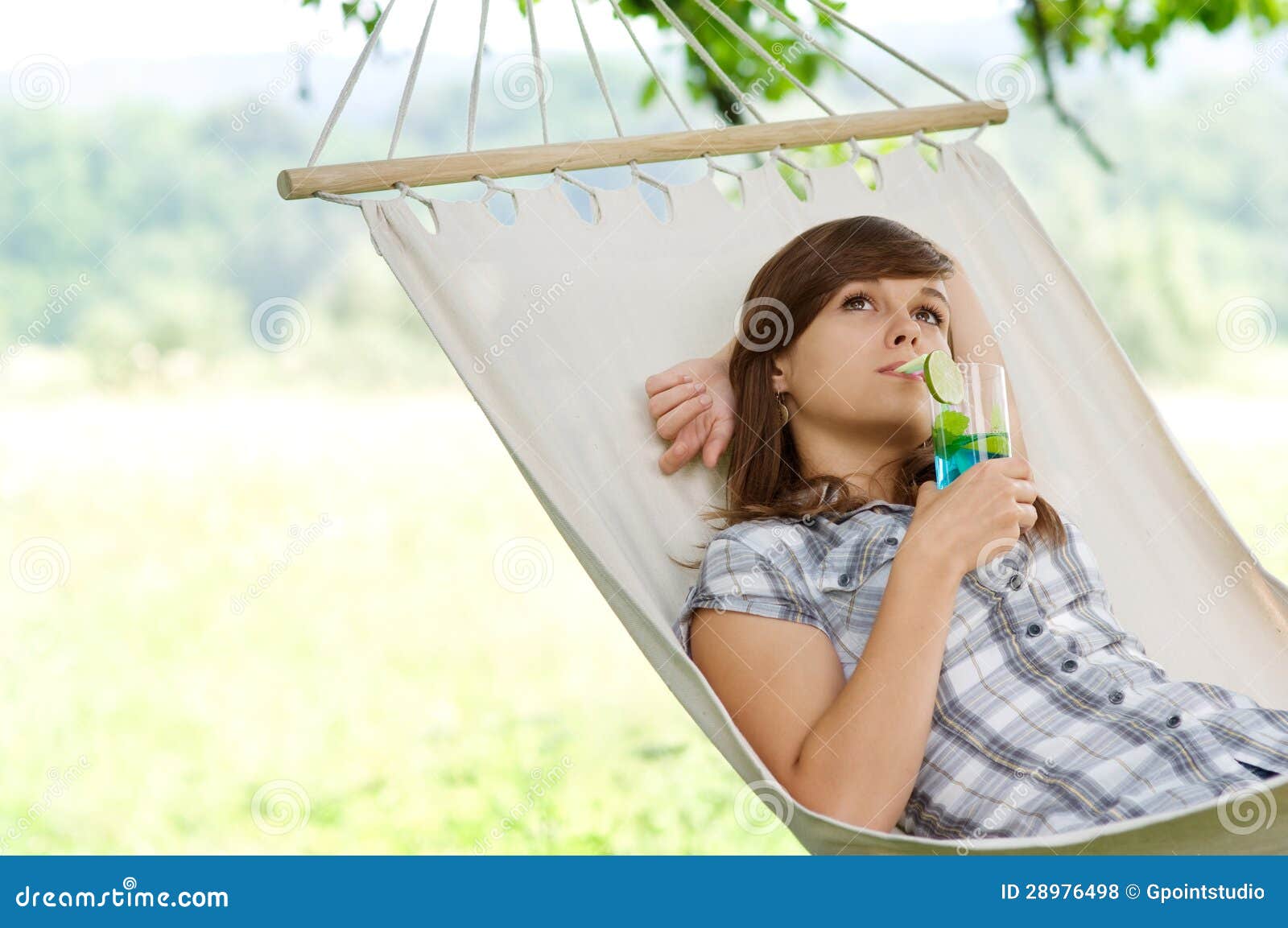 Relaxing on hammock stock photo. Image of break, portion - 28976498