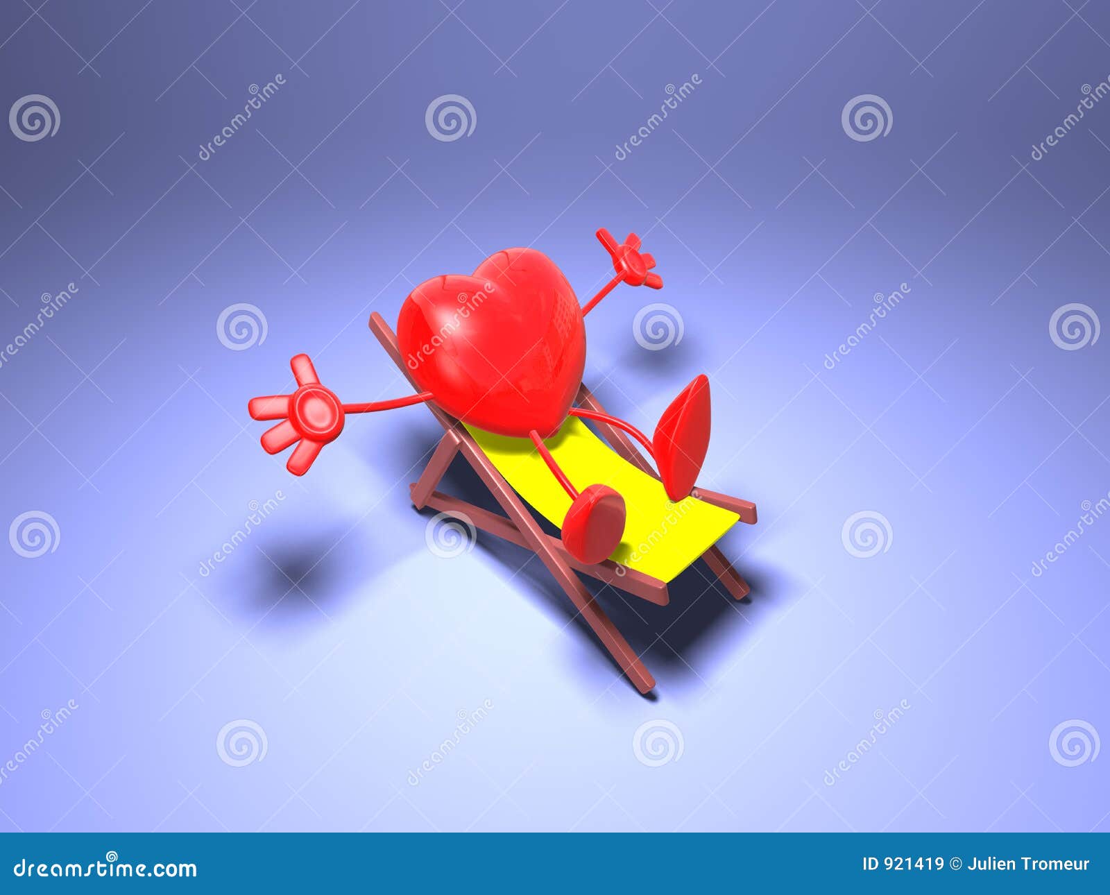 Relaxing heart stock illustration. Illustration of holidays - 921419