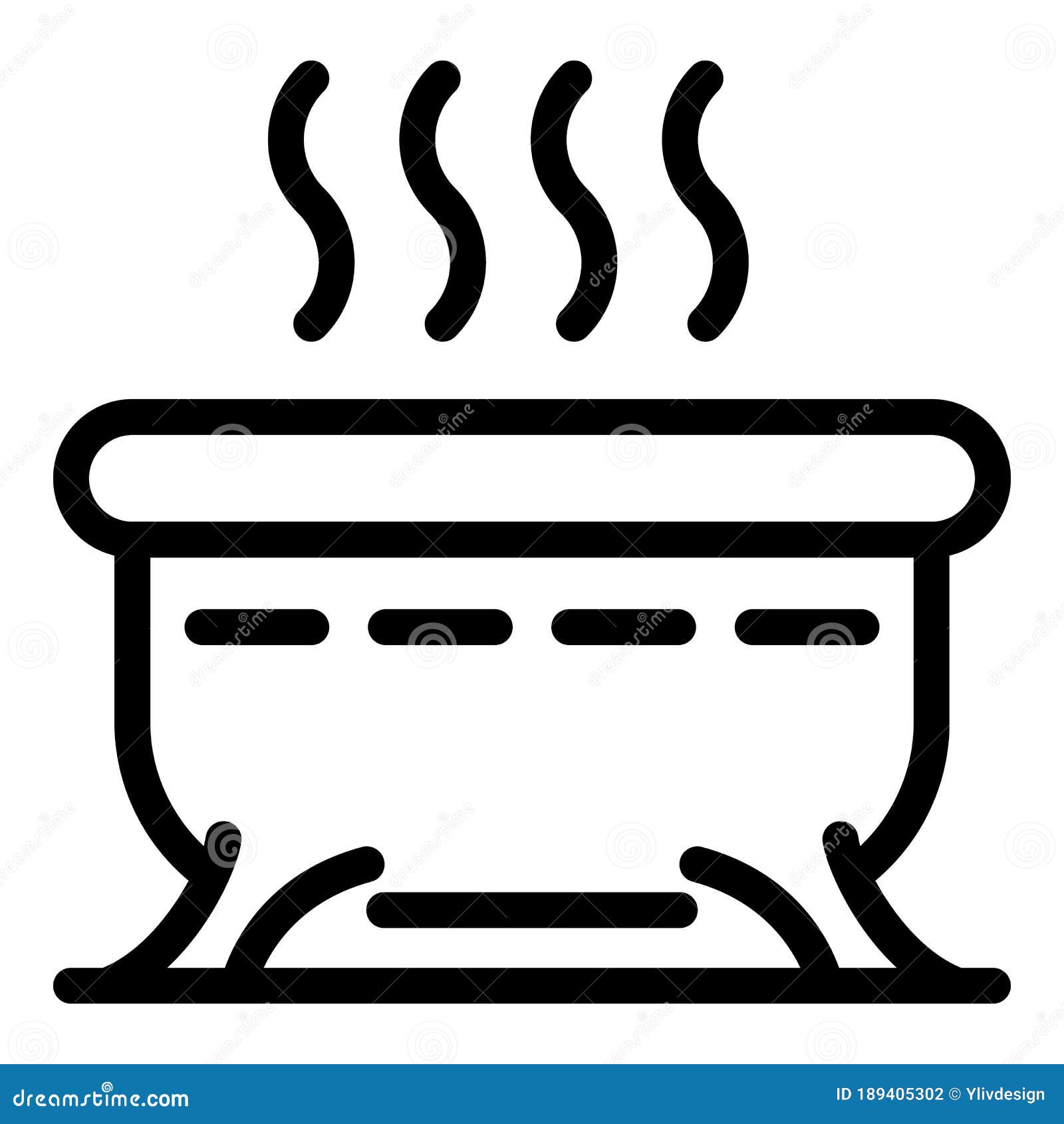 Spa Jacuzzi Icon, Simple Style Vector Illustration | CartoonDealer.com ...
