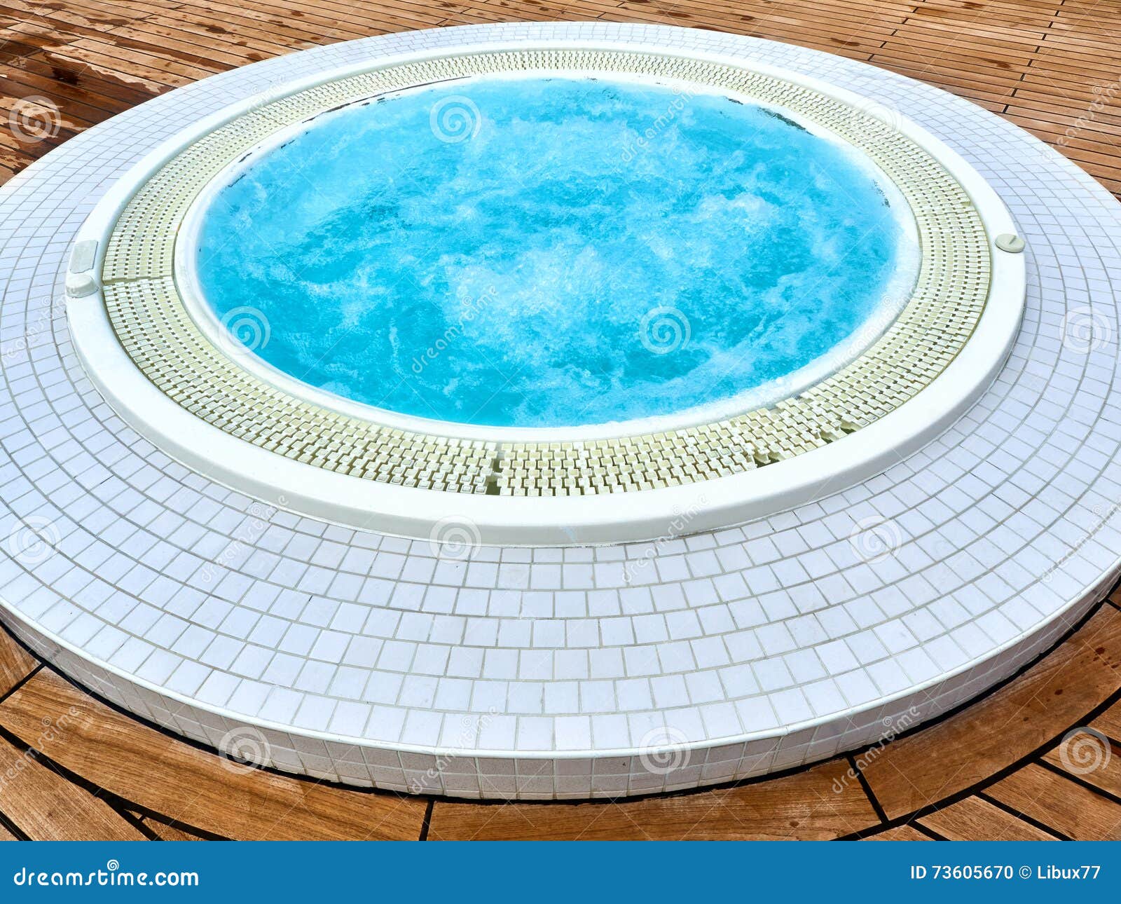 Relaxing jacuzzi outdoor stock photo. Image of bubbles - 73605670