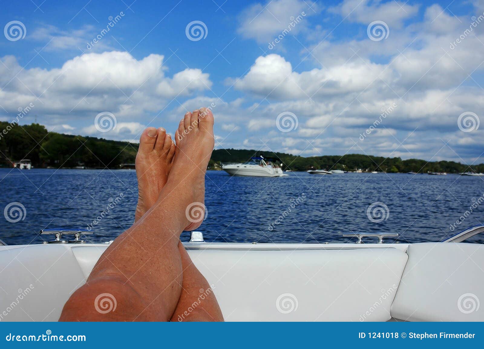 Relaxing by the Lake stock photo. Image of stress, relief - 1241018