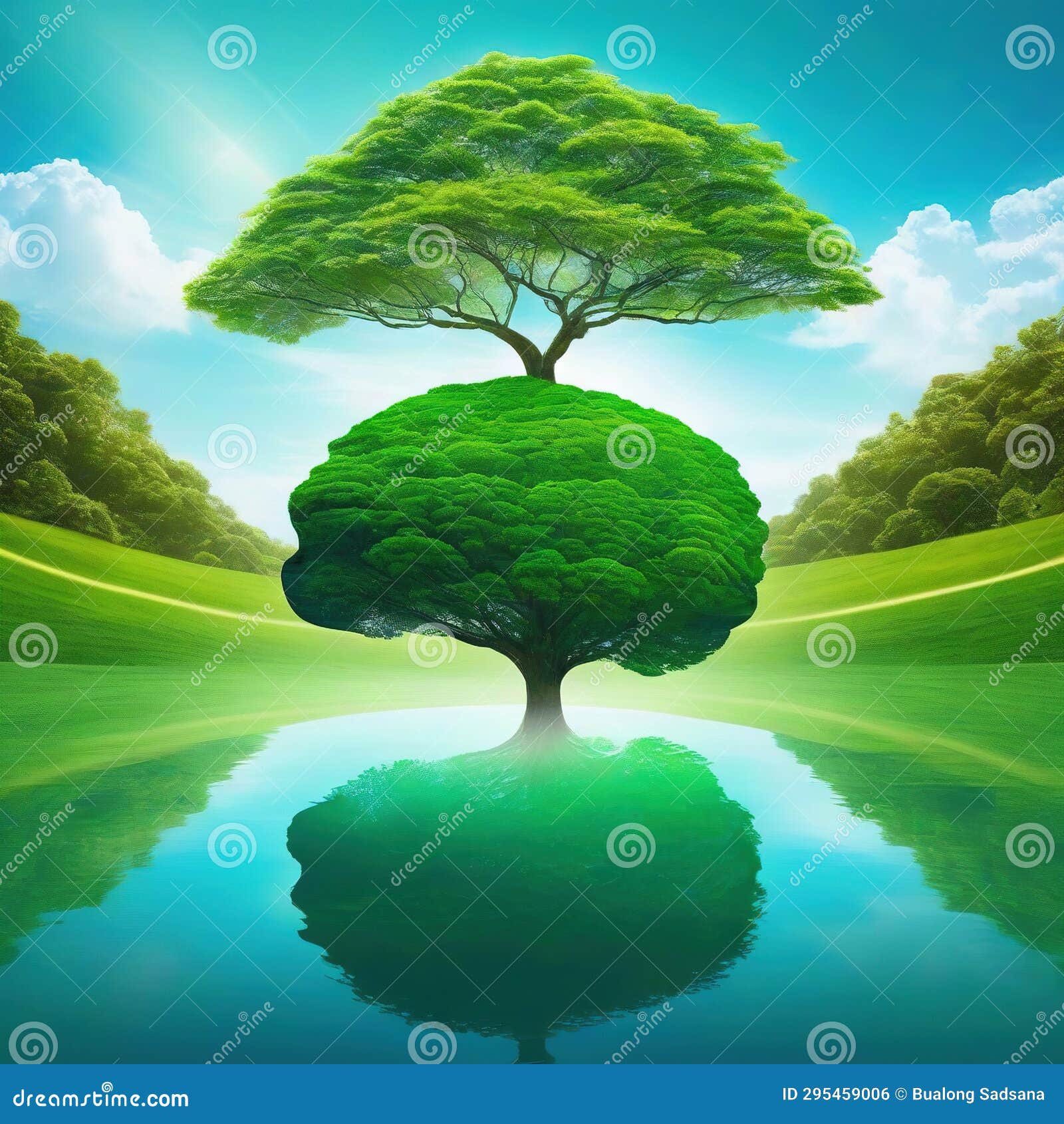 Relaxing Mind Abstract Double Calm Green Nature Earth with Tree in Mind ... Relaxing Mind Abstract Double Calm Green Nature Earth with Tree in Mind ...