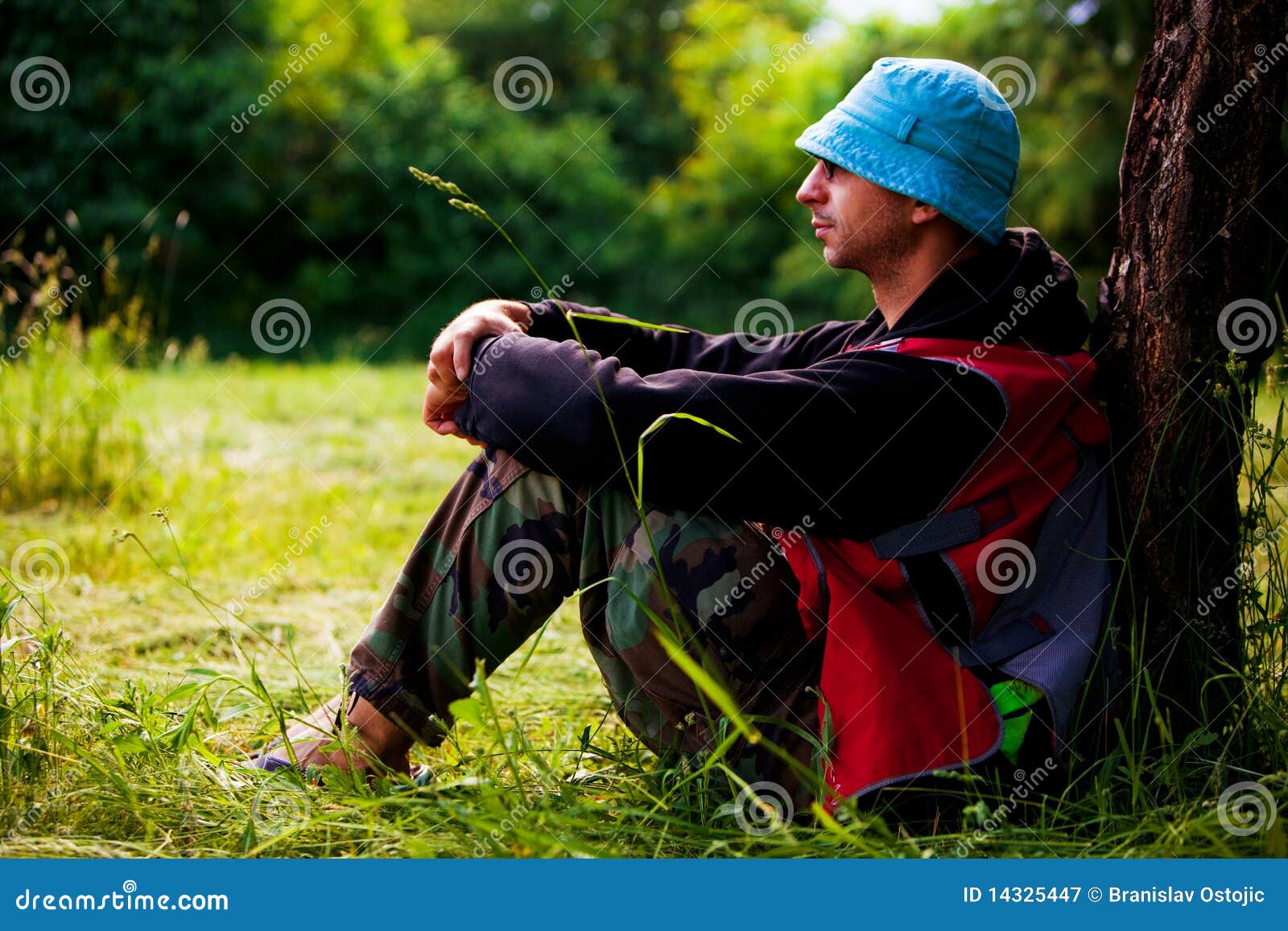 Relaxing in nature stock image. Image of lifestyle, enjoy - 14325447