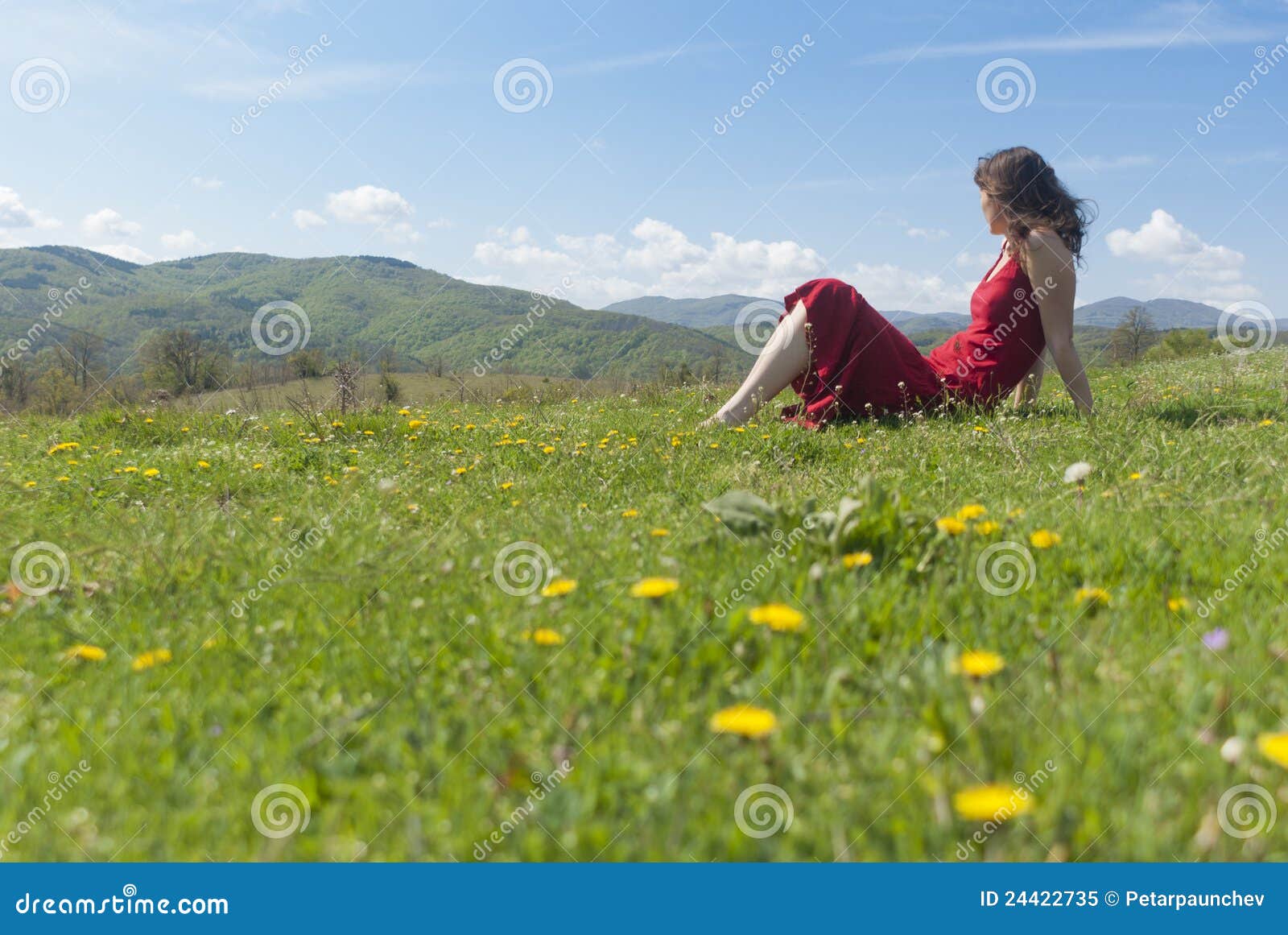Relaxing in Nature stock image. Image of caucasian, lifestyle - 24422735