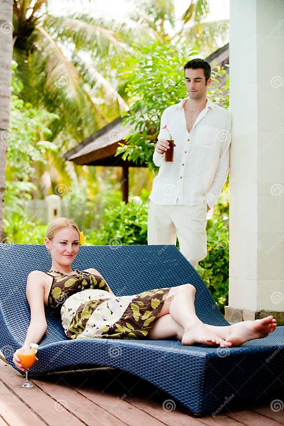 Relaxing Outside stock photo. Image of resort, drink, alcohol - 9548366