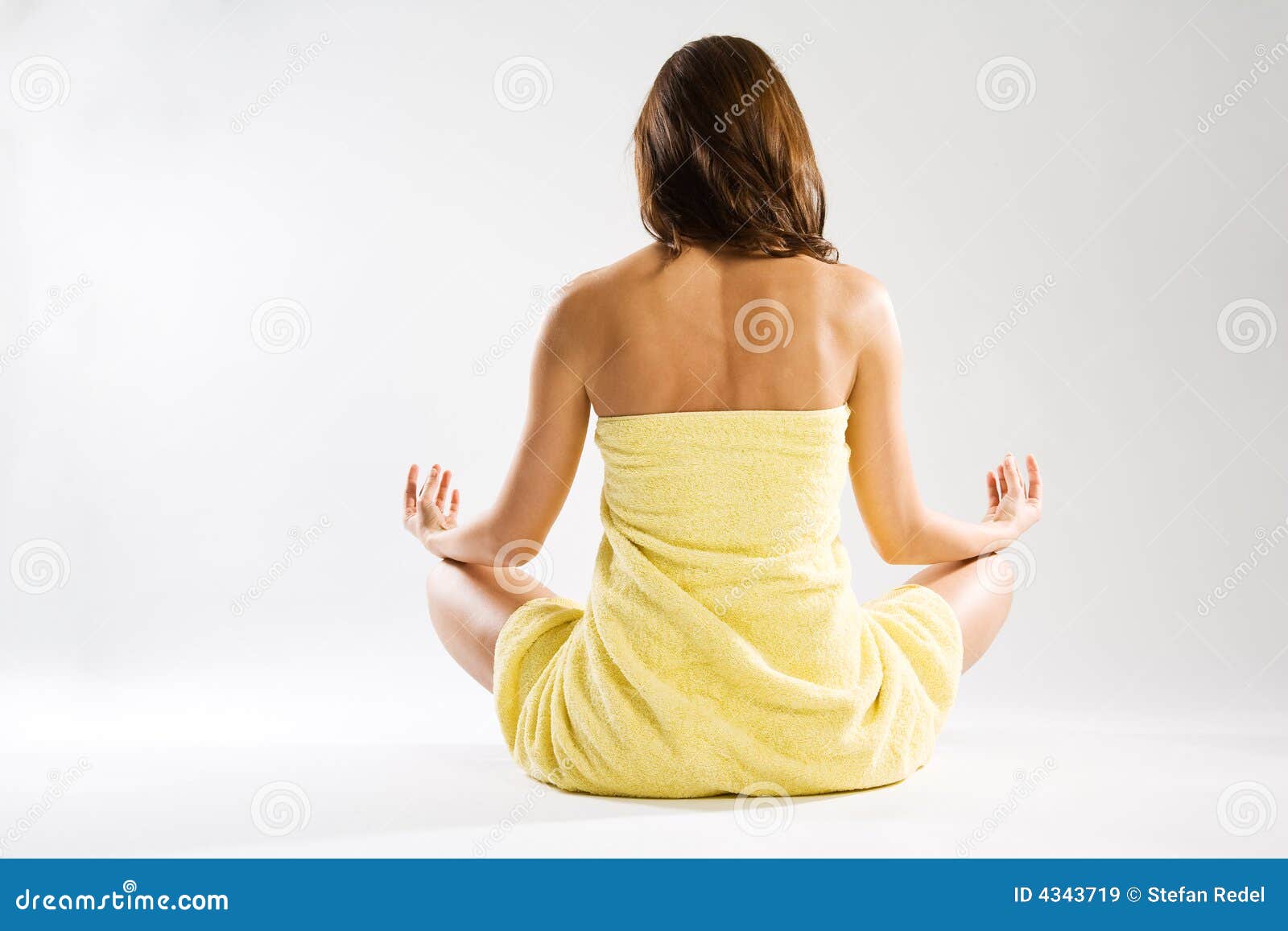 Relaxing pose stock image. Image of contemplation, spine - 4343719