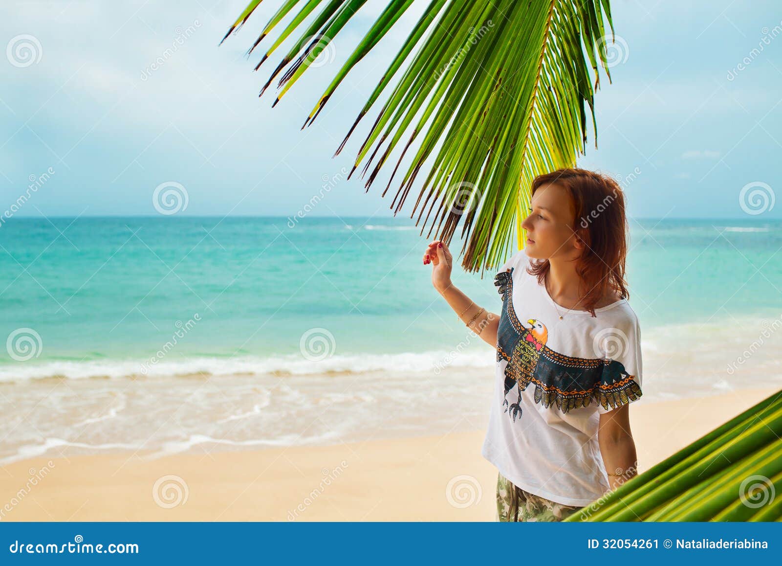 Relaxing on Remote Beach, Sri Lanka Stock Image - Image of outdoors ...