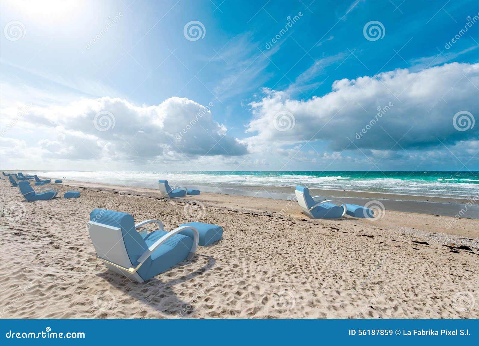 Relaxing Seats on the Beach Stock Image - Image of lazy, rest: 56187859