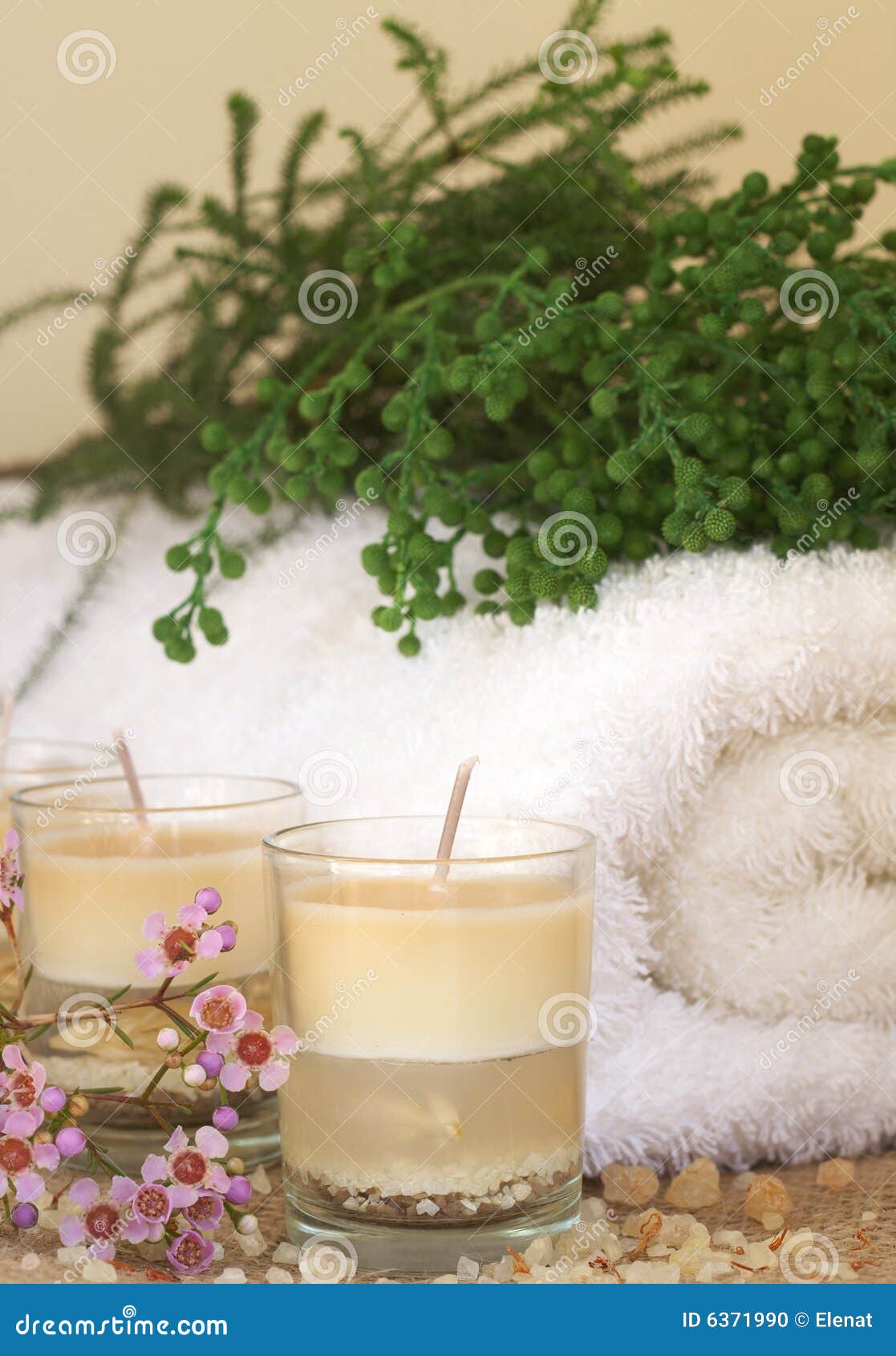 Relaxing spa scene stock photo. Image of invigorating - 6371990
