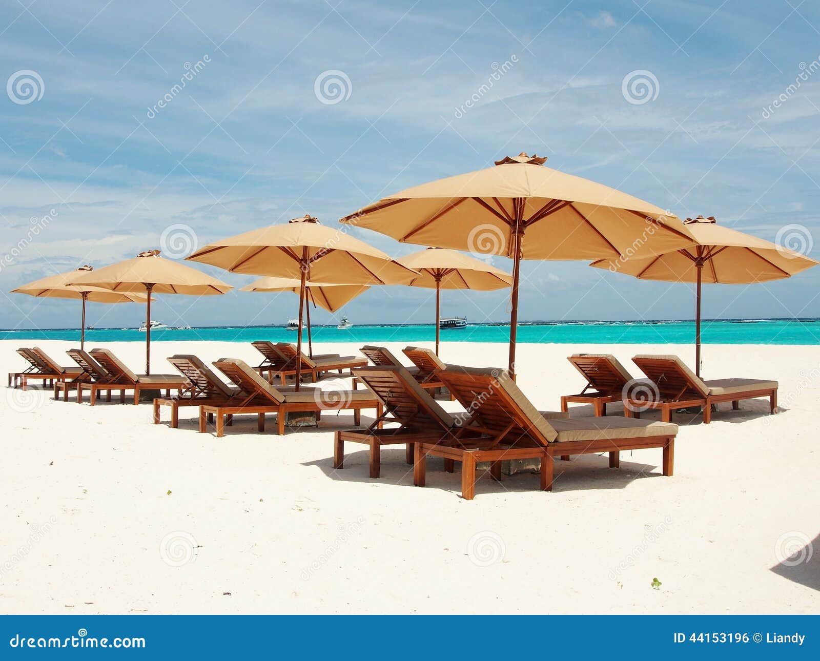 Relaxing in Sunny Maldives stock photo. Image of relax - 44153196