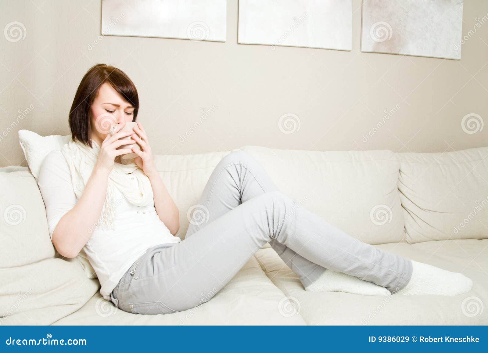 Relaxing with tea stock image. Image of leisure, thirst - 9386029