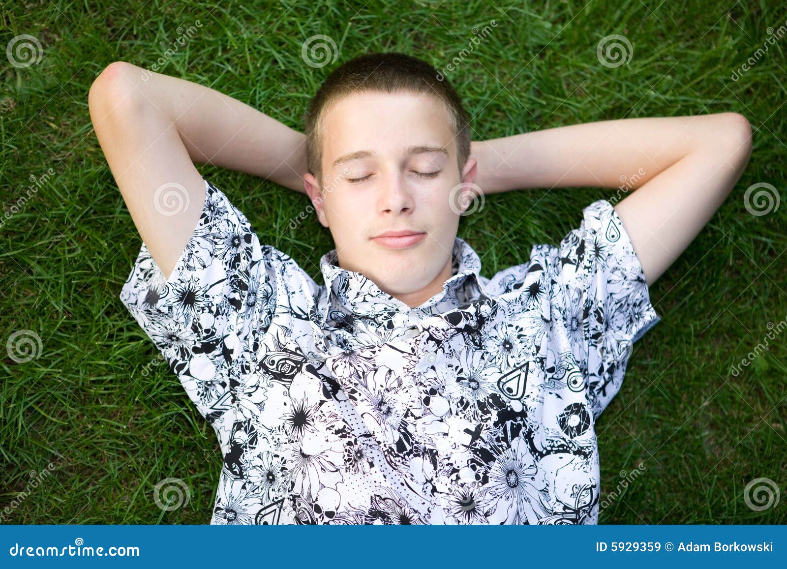 Relaxing teen stock image. Image of attractive, happy - 5929359