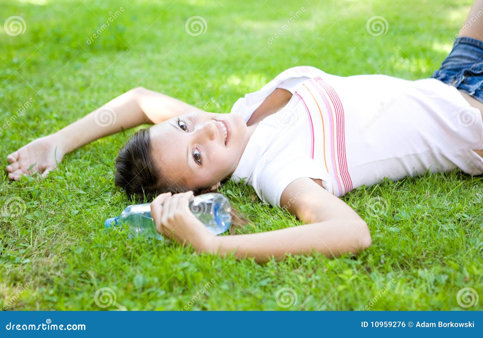 Relaxing teenager stock photo. Image of outside, face - 10959276