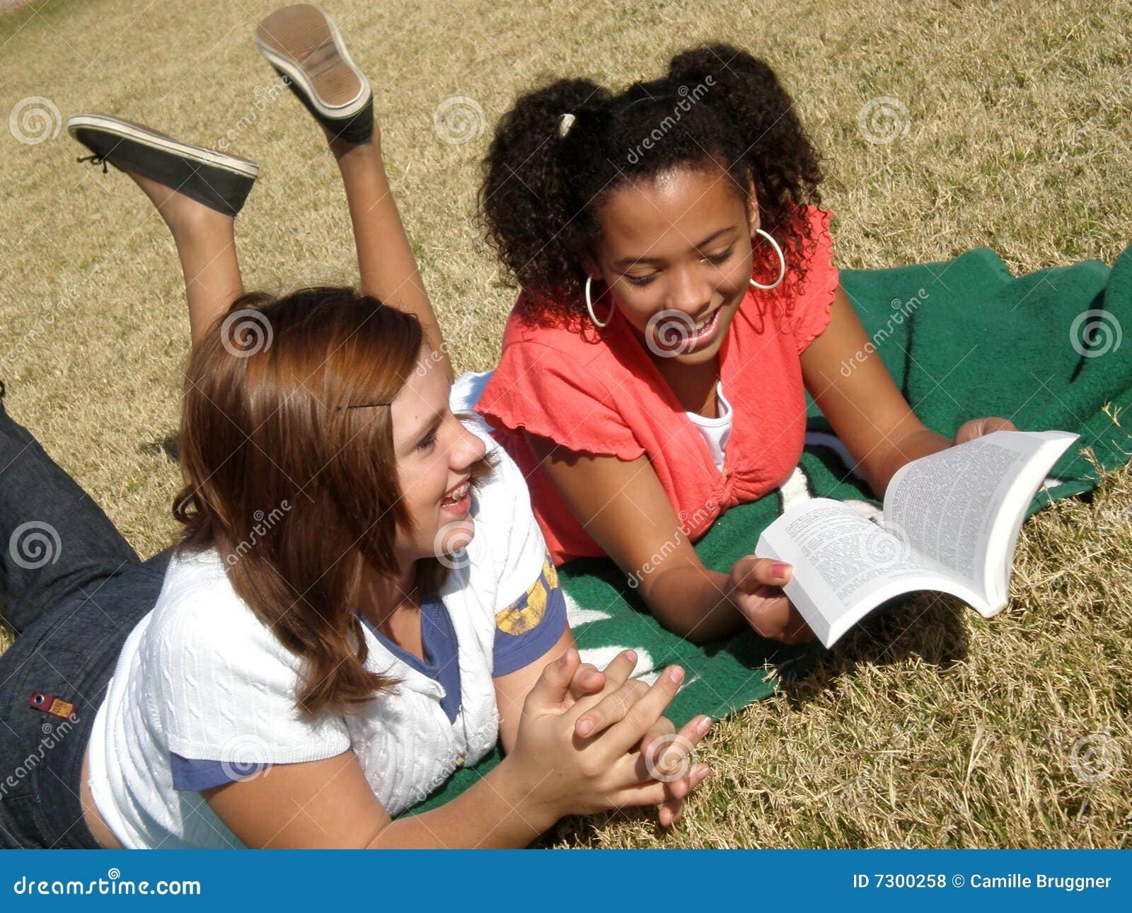 Relaxing together stock photo. Image of attractive, smiles - 7300258