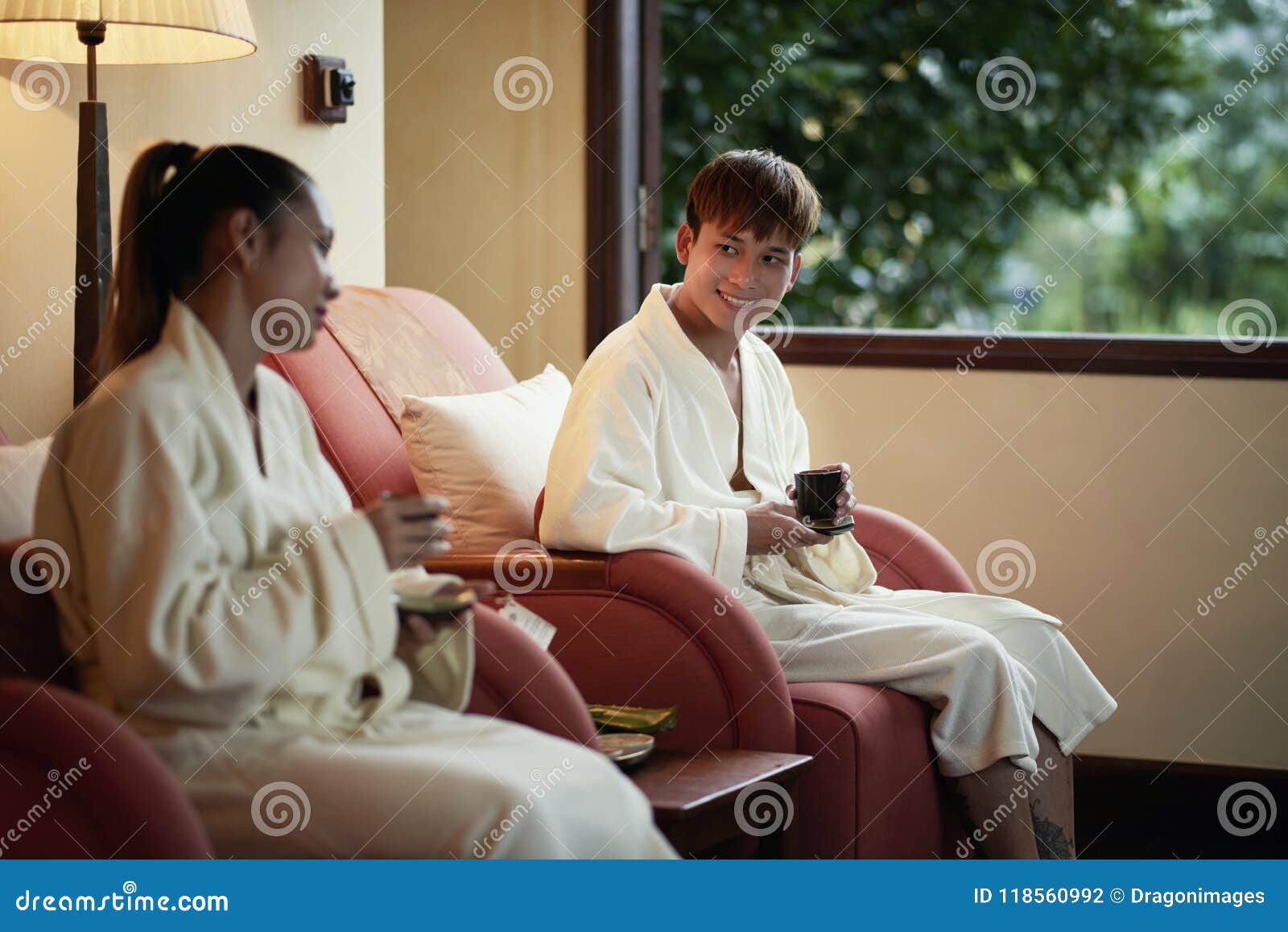 Relaxing together stock photo. Image of adult, indoor - 118560992