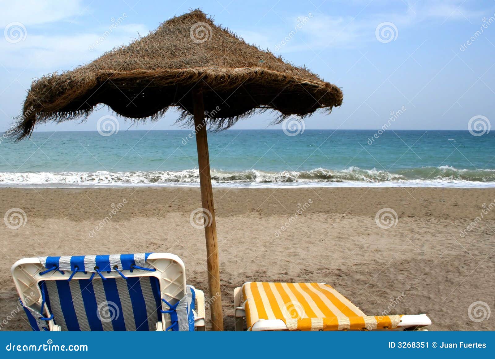 Relaxing vacation stock image. Image of parasols, clear - 3268351