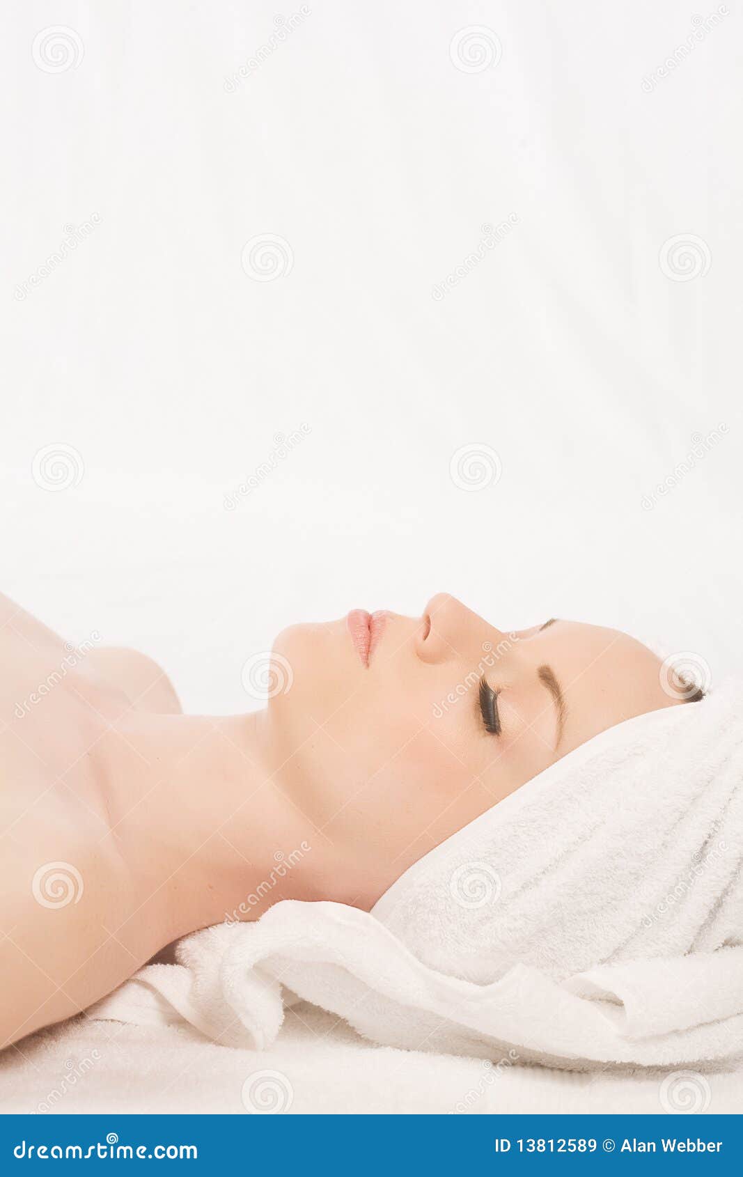 Relaxing white stock image. Image of glamor, relax, model - 13812589
