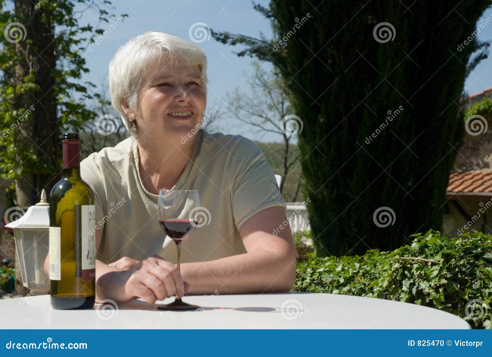 Relaxing with wine stock photo. Image of party, beverage - 825470